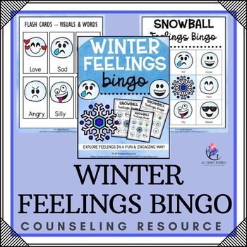 WINTER Feelings Bingo - Identifying and Recognizing Emotions | Made By ...