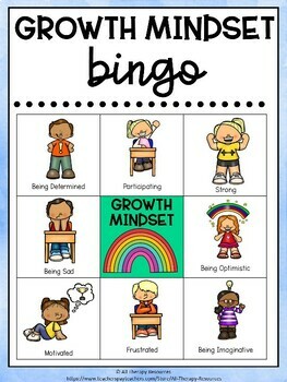 Growth Mindset Bingo Game for Kids | Made By Teachers