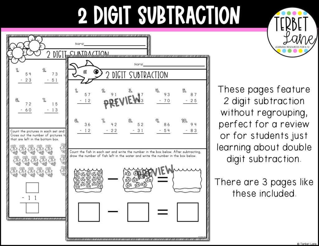 2 Digit Subtraction With Regrouping | Made By Teachers