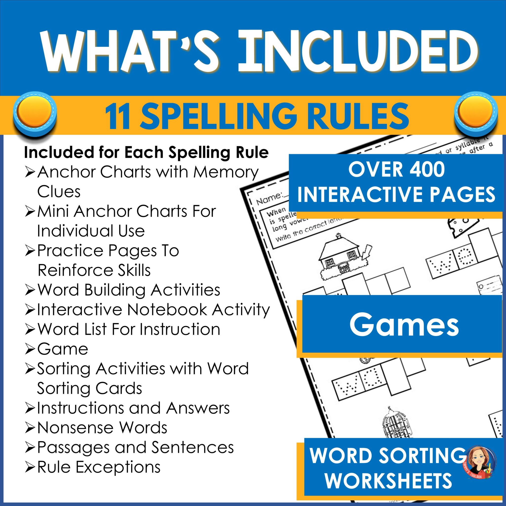 Bundle of Spelling Rule Practice Activities | Made By Teachers