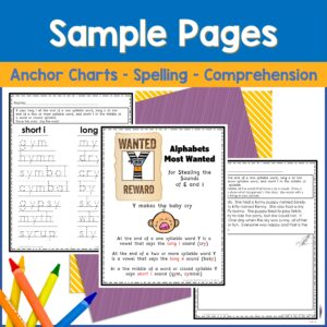 Y as a Vowel Spelling Activities | Made By Teachers