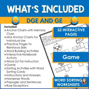 Spelling Rules - DGE and GE Activities | Made By Teachers