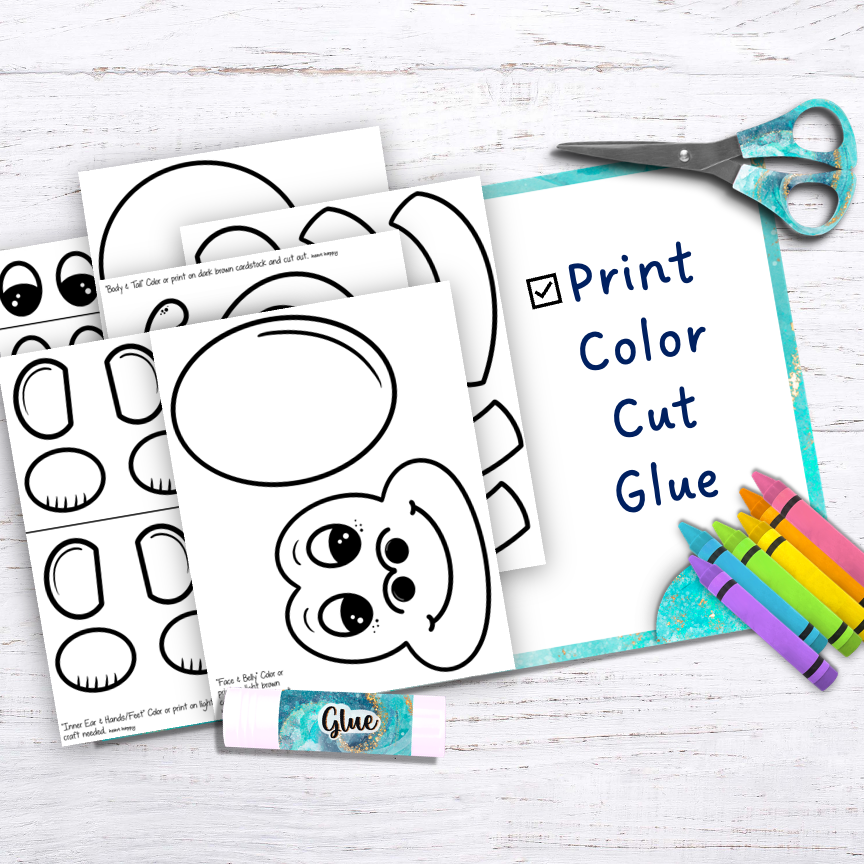 Monkey Craft | Zoo Animal Craft | Made By Teachers