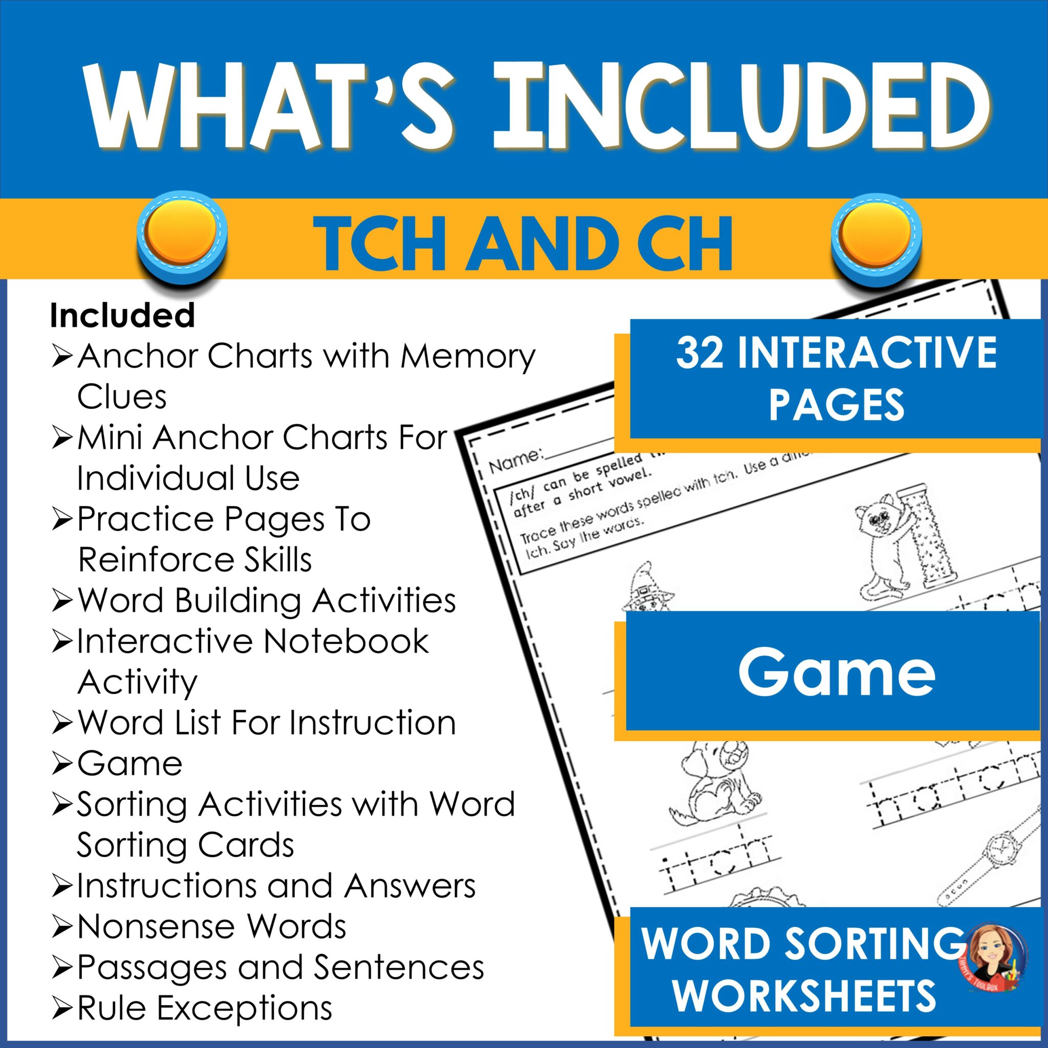 Spelling Rules - TCH Rule Activities - Made By Teachers