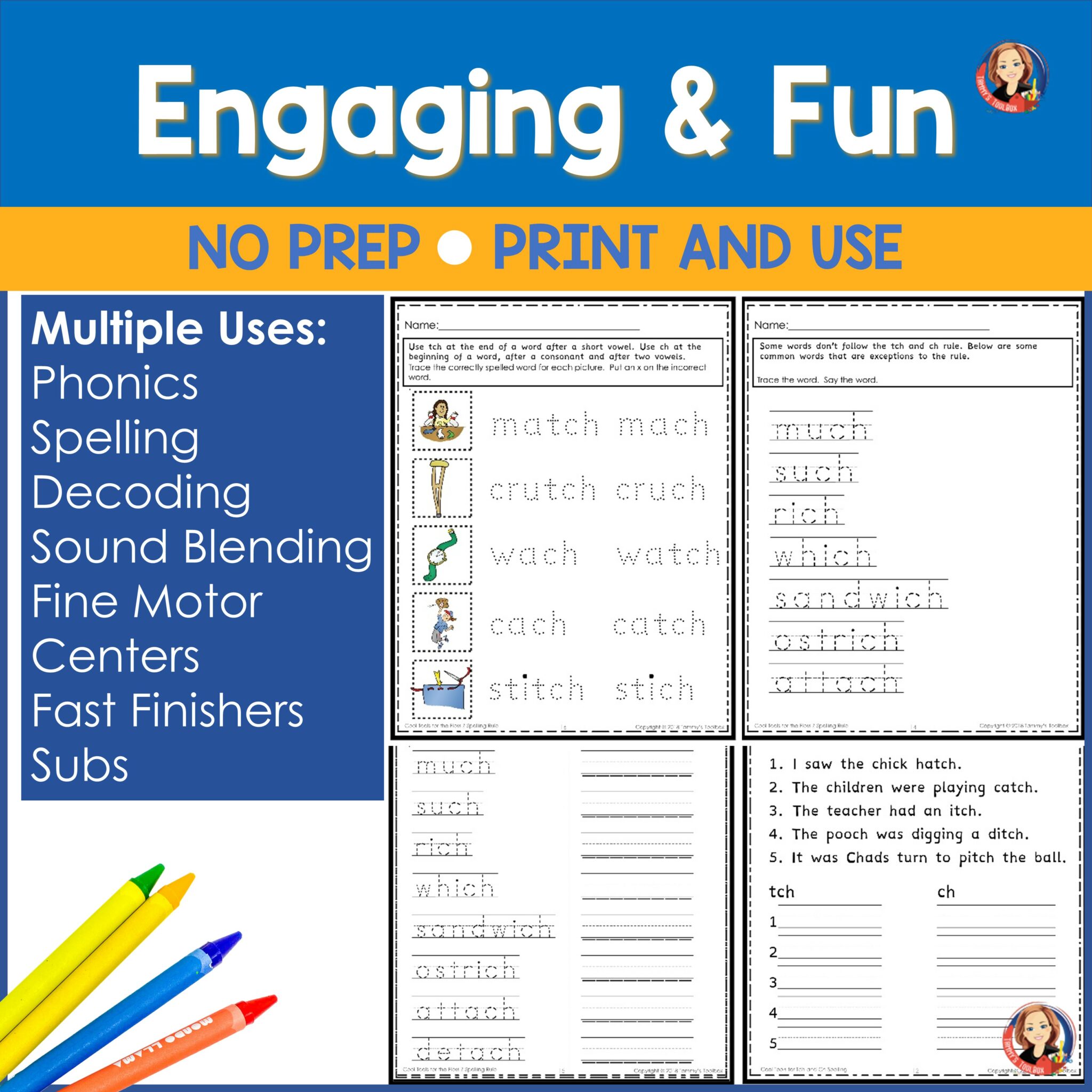 Spelling Rules - TCH Rule Activities | Made By Teachers