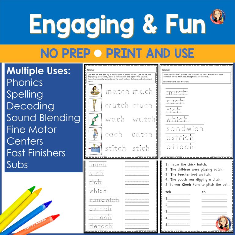 Spelling Rules - TCH Rule Activities | Made By Teachers