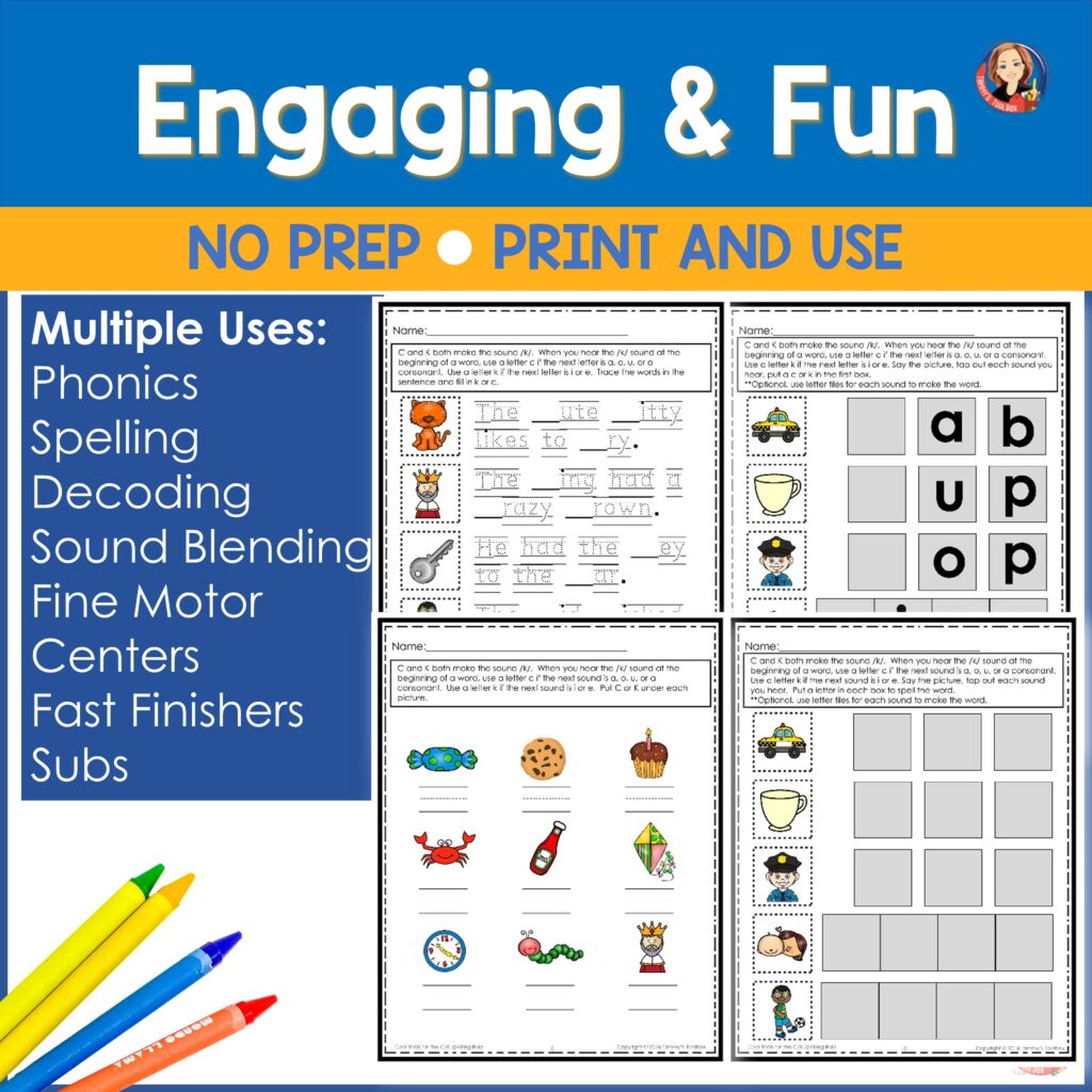 Spelling Rules - The C and K Rule Activities | Made By Teachers