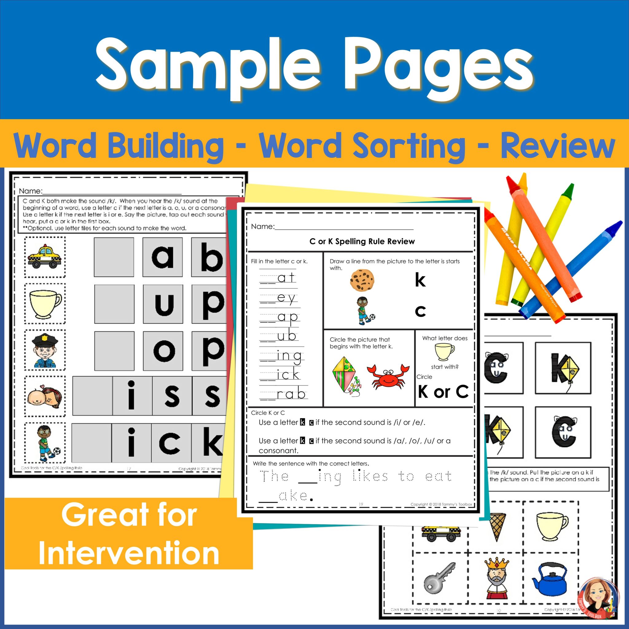 Spelling Rules - The C and K Rule Activities | Made By Teachers