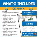 Spelling Rules - CK and K Rule Activities | Made By Teachers