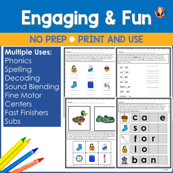 Spelling Rules - CK and K Rule Activities - Made By Teachers