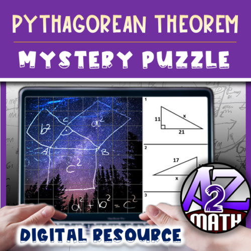 Pythagorean Theorem Activity Digital Pixel Art Mystery Puzzle | Made By ...