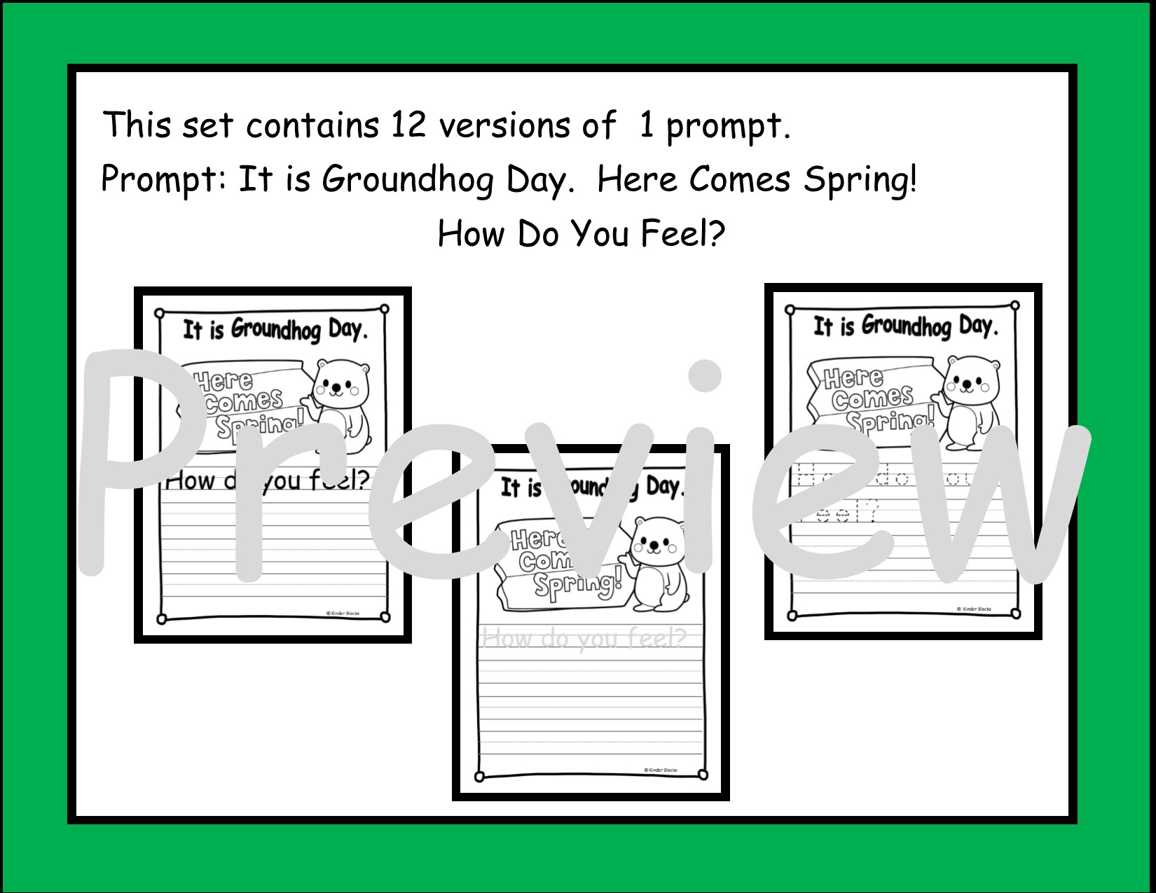 Groundhog Day Writing Prompt 2 | Made By Teachers