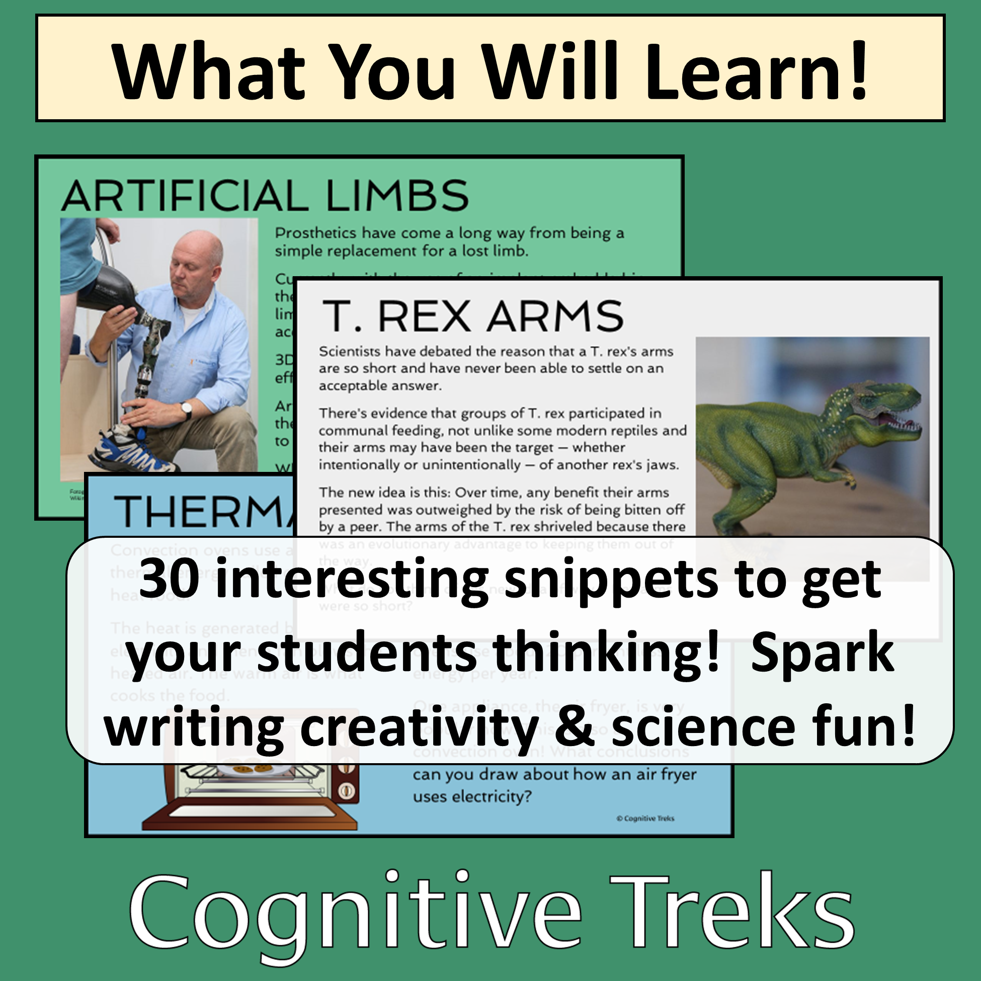 Science Snippets Writing Prompts #1 | Warm Ups | Science Starters | 30 ...