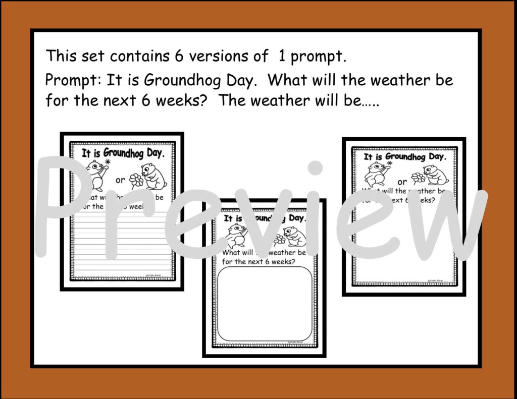 Groundhog Day Writing Prompt 3 | Made By Teachers