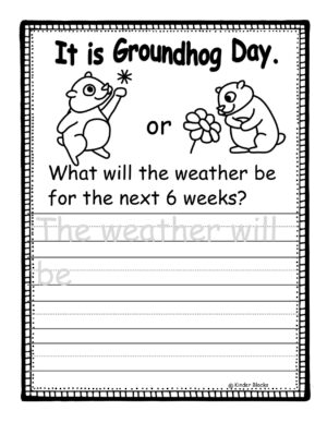 Groundhog Day Writing Prompt 3 | Made By Teachers