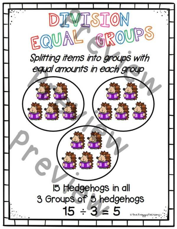 Division Equal Groups | Division Worksheets | Division Practice - Made ...