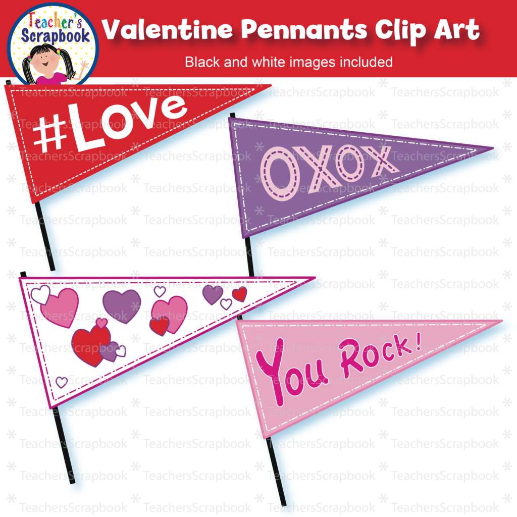 Valentine Kids Clip Art | Made By Teachers