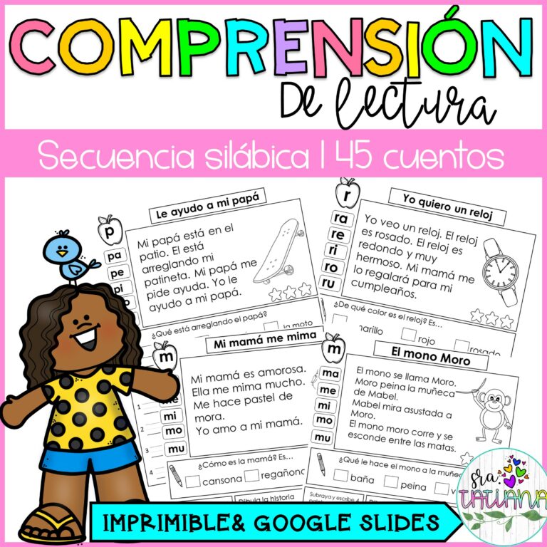 Reading Comprehension Skills in Spanish | Comprensión de Lectura por ...