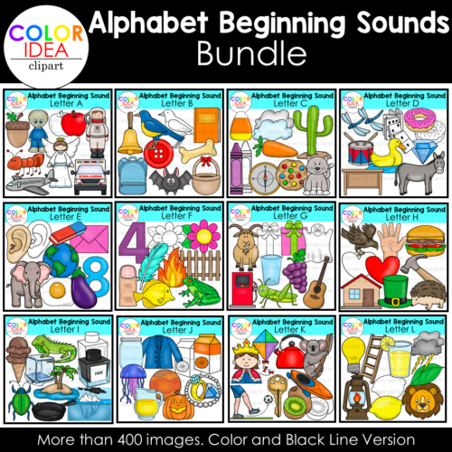 Alphabet Beginning Sounds - Bundle | Made By Teachers