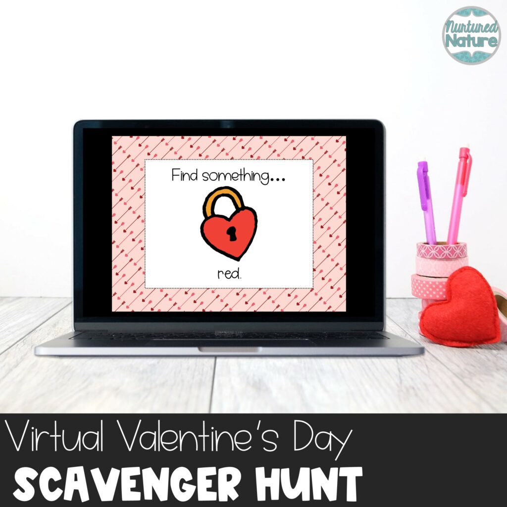 Valentine’s Day Virtual Scavenger Hunt - Morning Meeting or Party Game ...