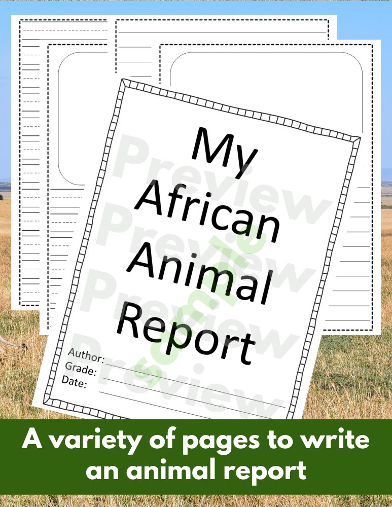 African elephant Animal Research Pages for animal research paper | Made ...