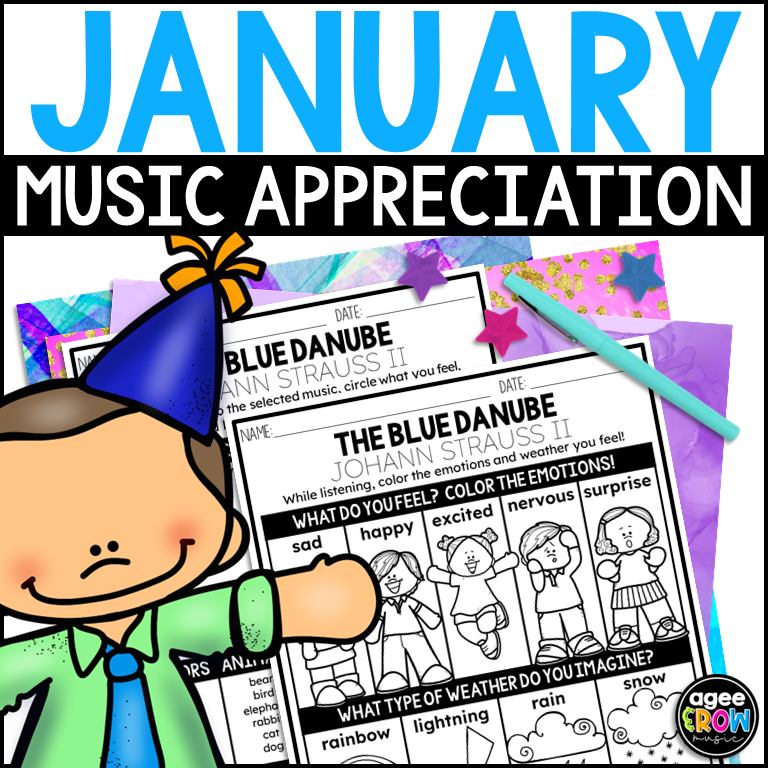 January Mindful Music | New Year SEL Classical Music Listening ...