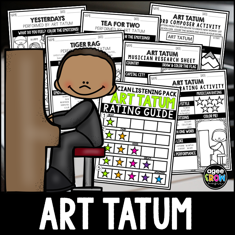 Art Tatum Jazz | Social-Emotional Listening Activities for Black ...