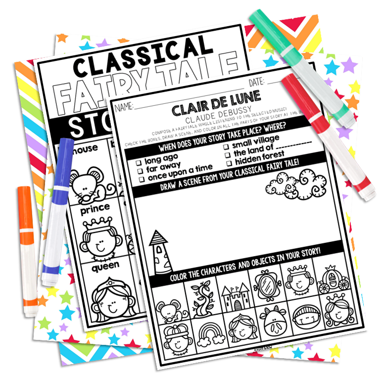 Fairy Tale Stories Classical Music SEL Listening Packet Beethoven ...