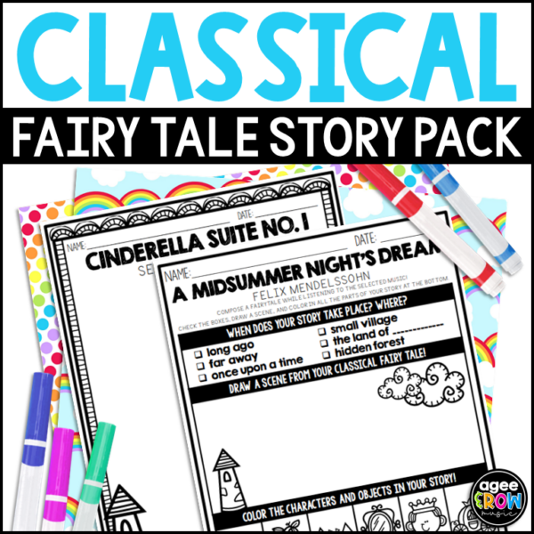 Fairy Tale Stories Classical Music SEL Listening Packet Beethoven ...