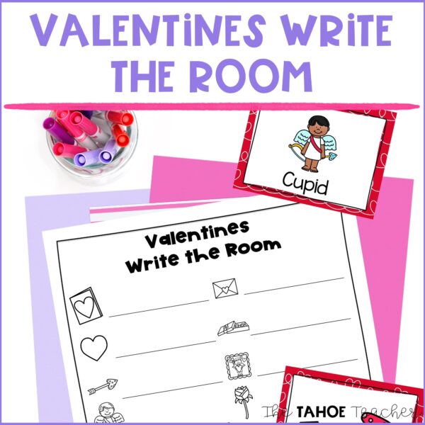 Valentines Vocabulary Write the Room | Made By Teachers