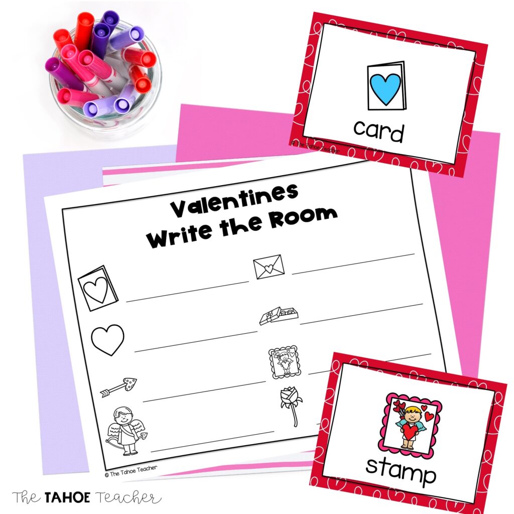 Valentines Vocabulary Write the Room | Made By Teachers