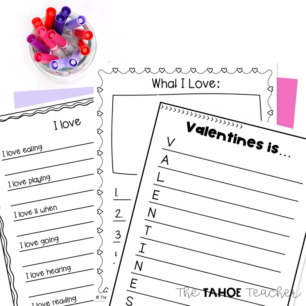 February Writing and Craft | Valentines, Presidents Day, Dental Health ...