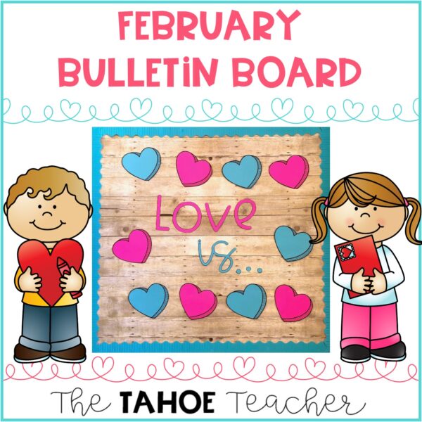 February Valentine Bulletin Board | With Writing Prompt | Made By Teachers