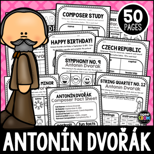 Antonín Dvořák Classical Music | Social-Emotional Listening Activities ...