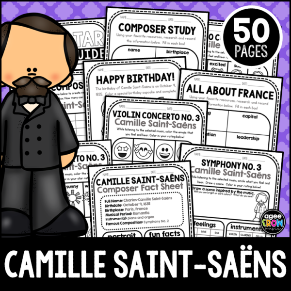 Camille Saint-Saëns Classical Music | Social-Emotional Listening ...