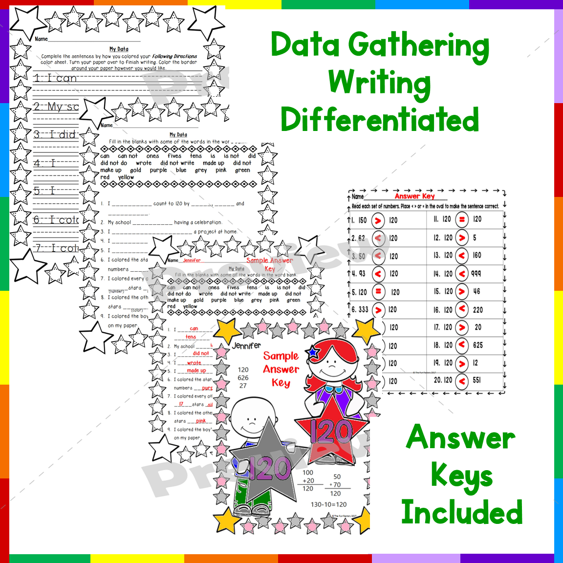 120th Day Read and Color to Follow Directions - Reading and Math | Made ...