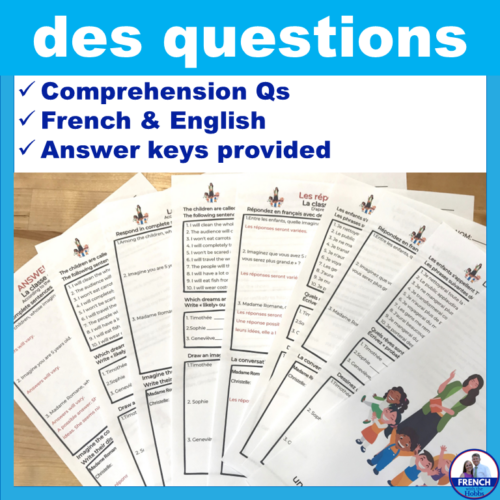 French Reading Comprehension Passages & Questions Intermediate ...