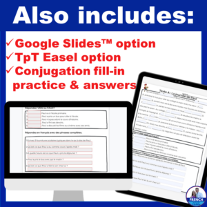 French Reading Comprehension Passages & Questions Intermediate ...