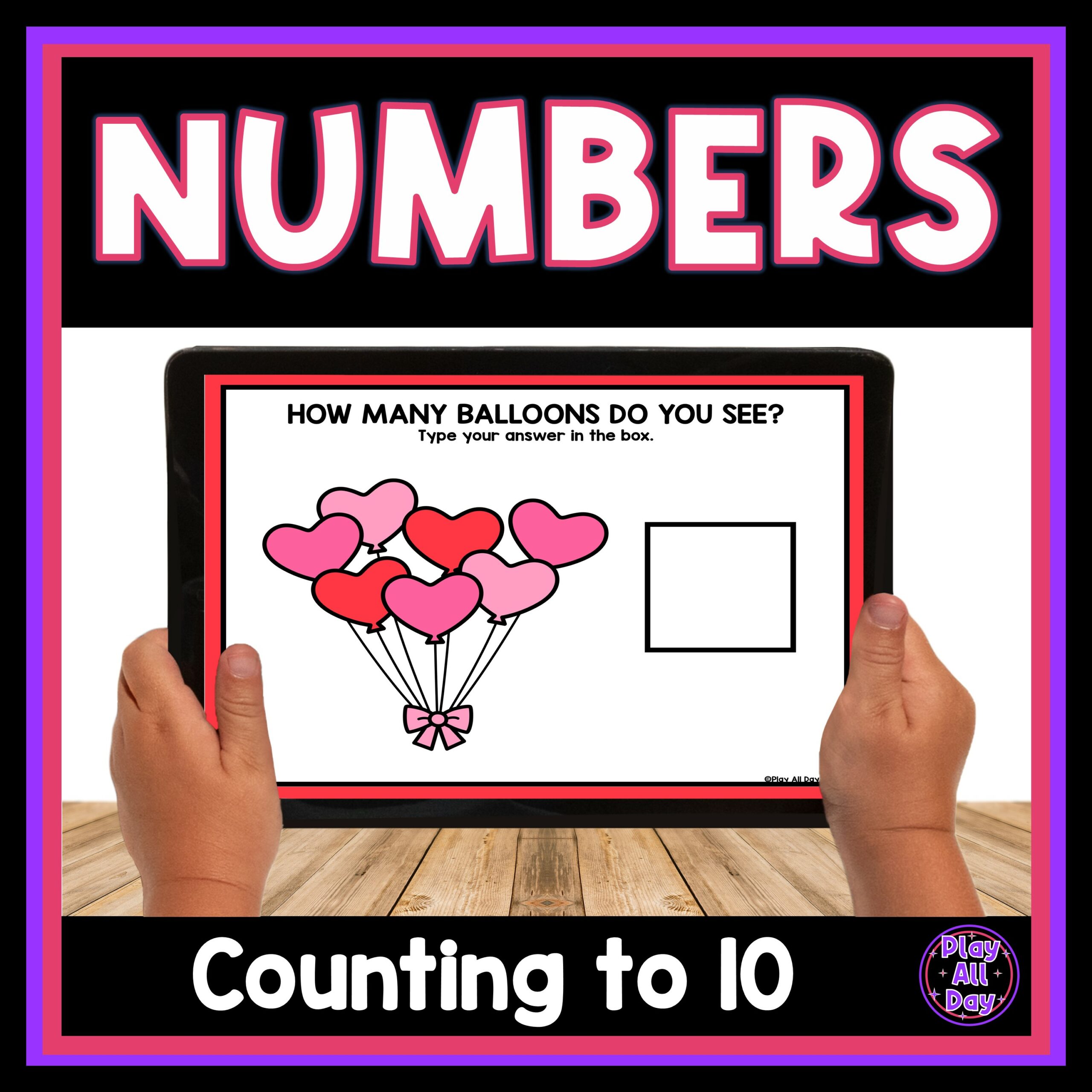 Valentine’s Day Counting to 10 for Google Slides™ & PowerPoint™ | Made ...