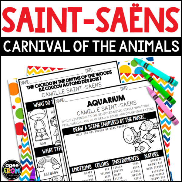 Carnival of the Animals Classical Music | SEL Listening Activity Packet ...