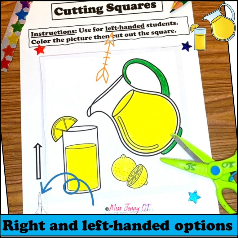 Fine Motor Cutting Practice Worksheets Spring Theme | Made By Teachers