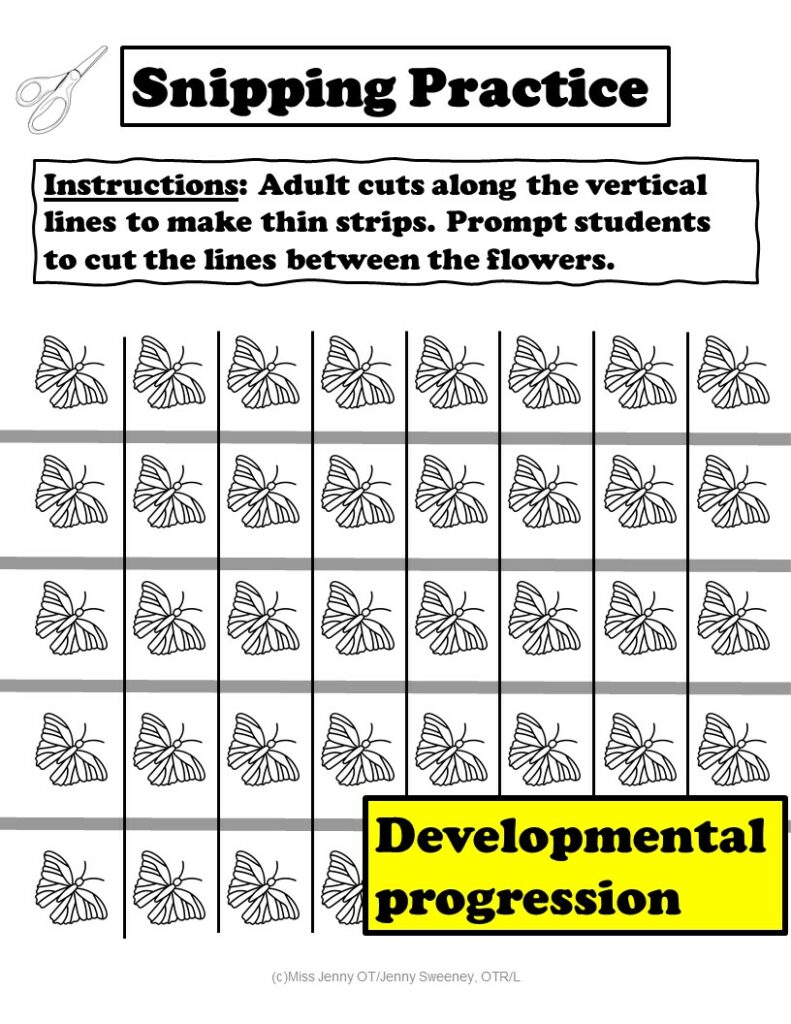 Fine Motor Cutting Practice Worksheets Spring Theme | Made By Teachers
