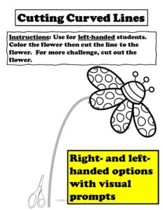 Fine Motor Cutting Practice Worksheets Spring Theme | Made By Teachers