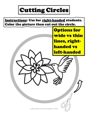 Fine Motor Cutting Practice Worksheets Spring Theme | Made By Teachers