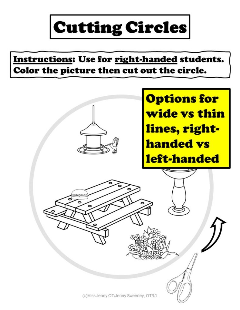 Fine Motor Cutting Practice Worksheets Spring Theme | Made By Teachers