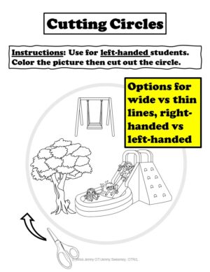 Fine Motor Cutting Practice Worksheets Spring Theme | Made By Teachers