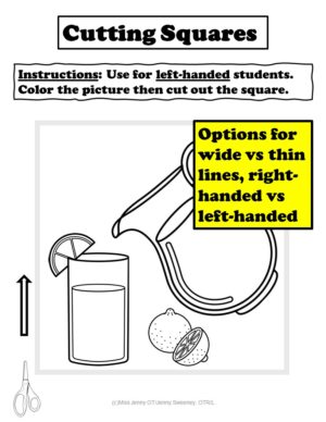 Fine Motor Cutting Practice Worksheets Spring Theme | Made By Teachers