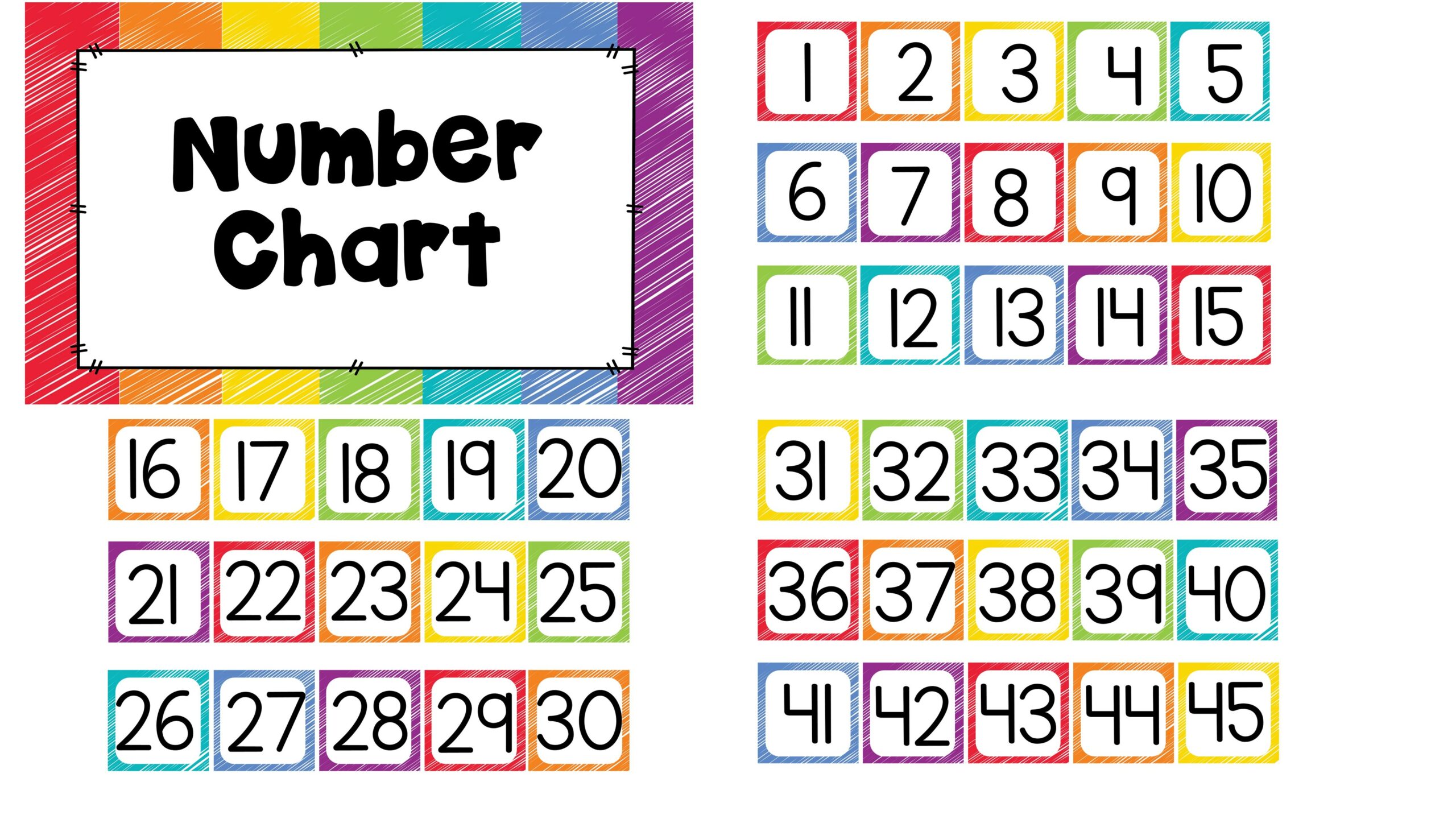 Number Posters | Made By Teachers