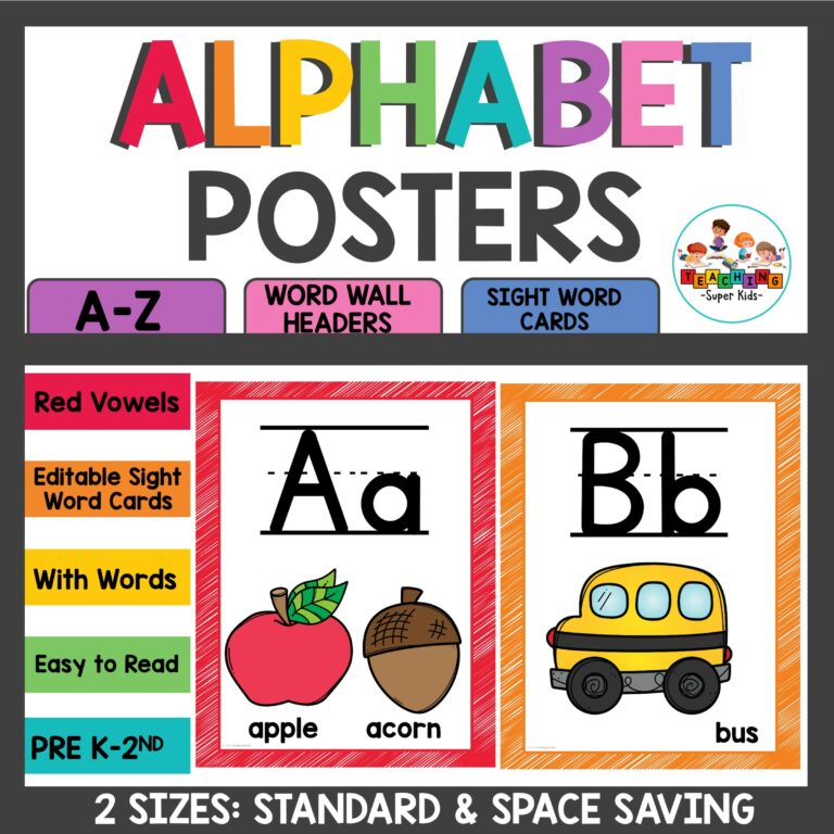 Alphabet Posters | Made By Teachers