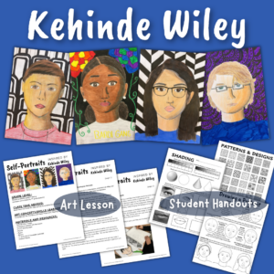 Kehinde Wiley Self-Portrait Art Lesson - Artist Inspired Project | Made ...